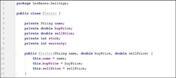 L’héritage des classes dans Java. - TUTO DE RIEN