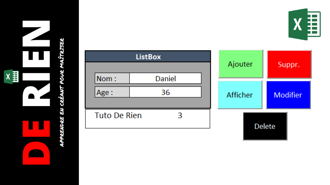 Travailler Avec Des Listbox Dans Excel Tuto De Rien