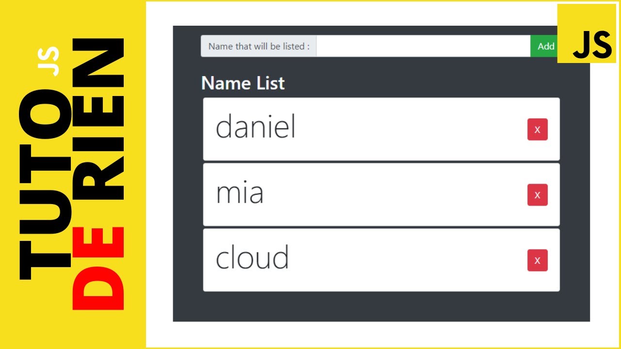 JavaScript créer un tableau : array - TUTO DE RIEN JavaScript créer un tableau : array - TUTO DE RIEN